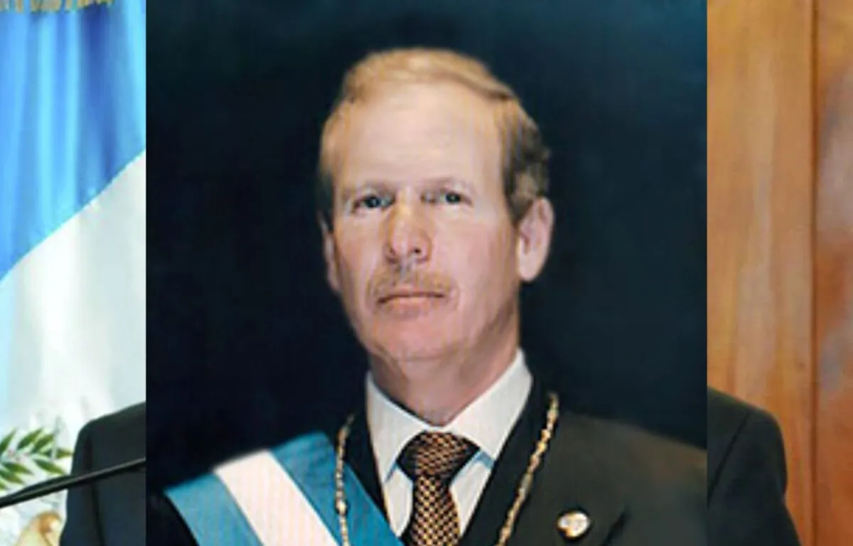 Presidente Álvaro Arzú Irigoyen (1996-2000) de Guatemala