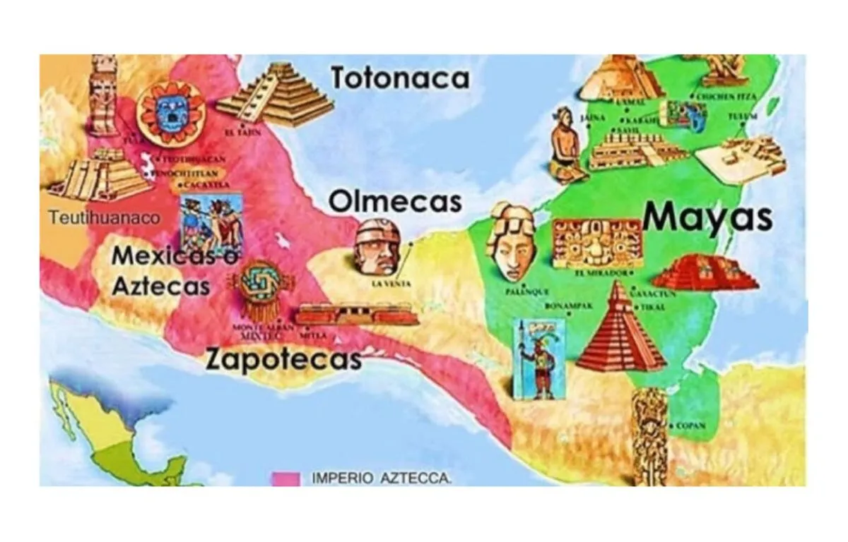 Culturas Prehispánicas de México: Religión, arte, Historia y Civilización